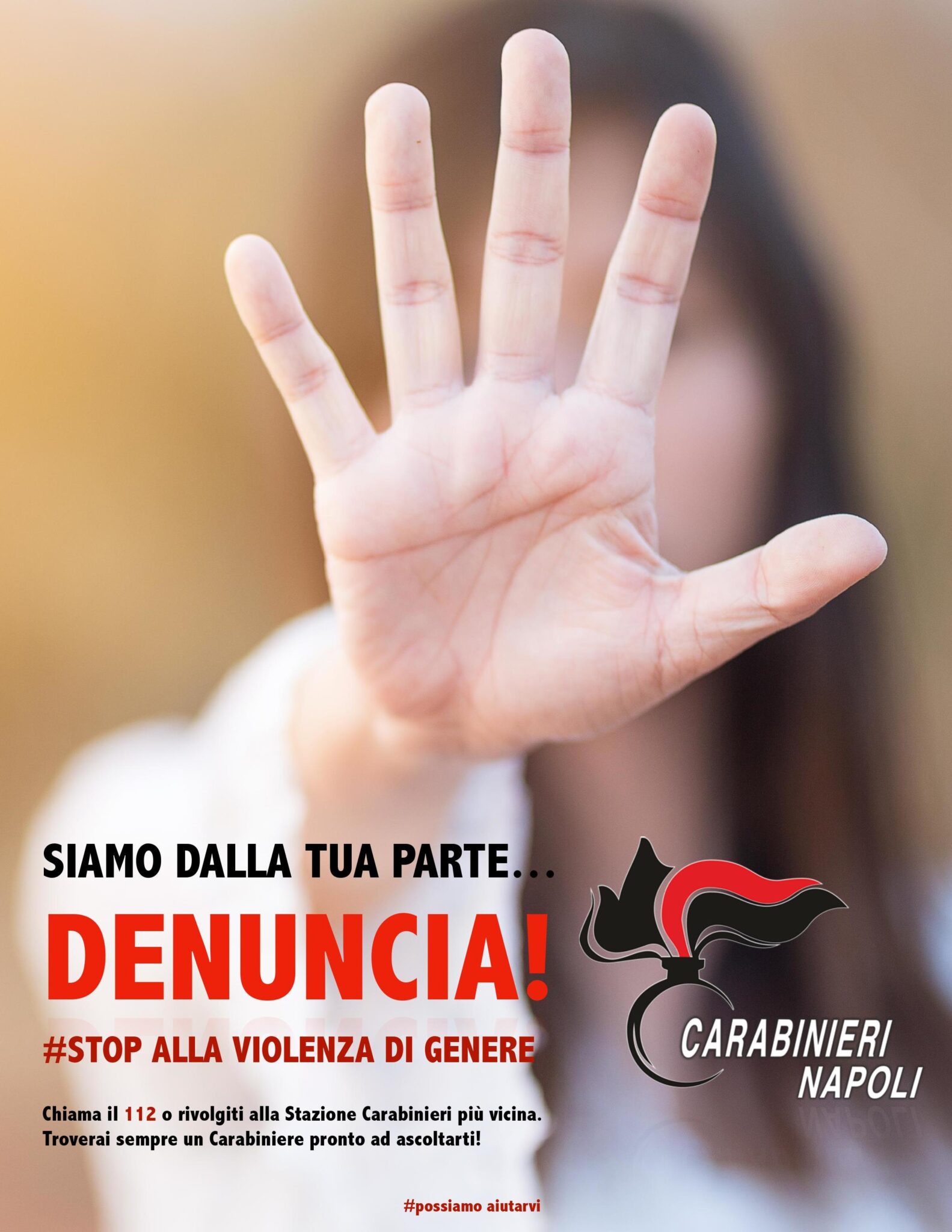Giornata mondiale contro la violenza di genere, un poster a sostegno delle donne in ogni caserma ...