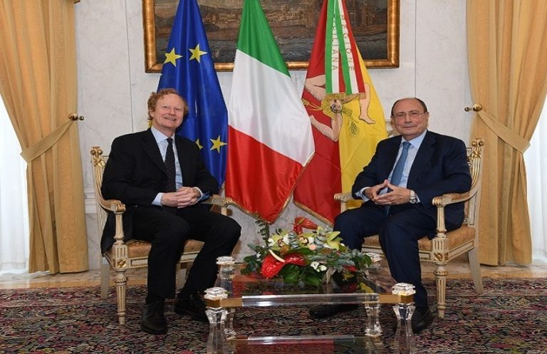 Il presidente Schifani riceve l'ambasciatore austriaco Jan Kickert